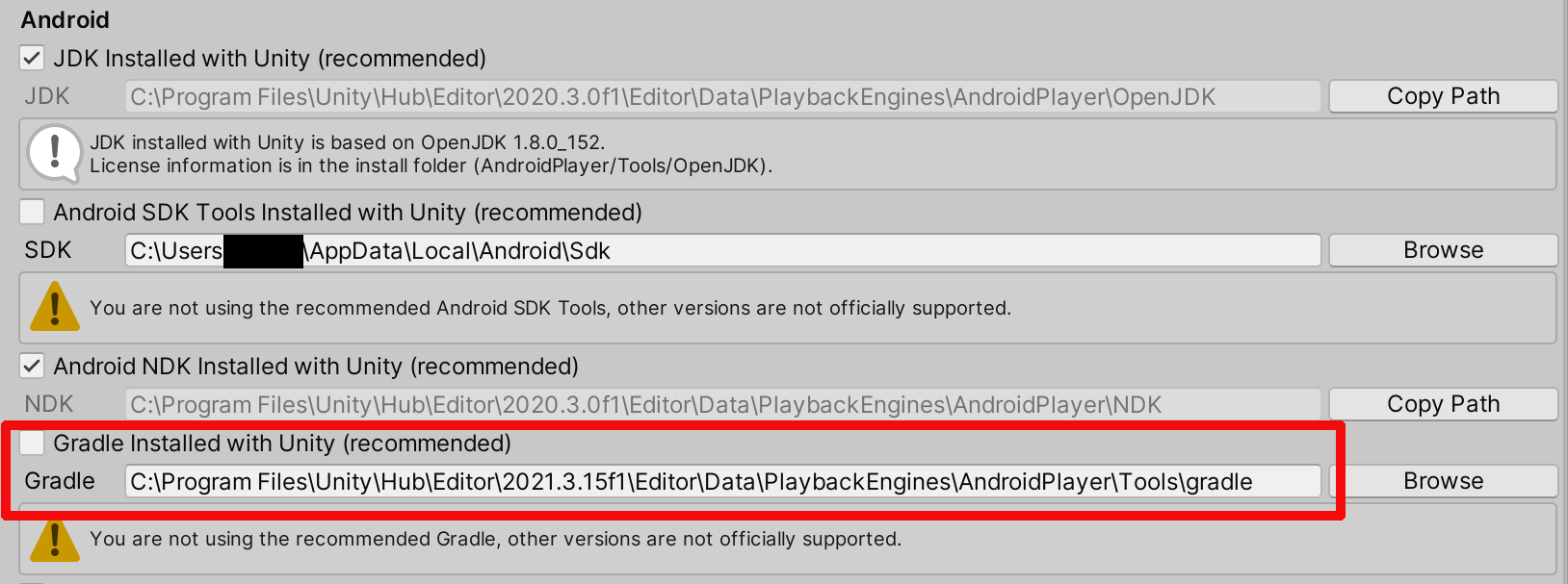 【Unity】AndroidアプリでAPIレベル33に上げたらgradleエラーでビルドできない問題 | 米印ゲーム開発